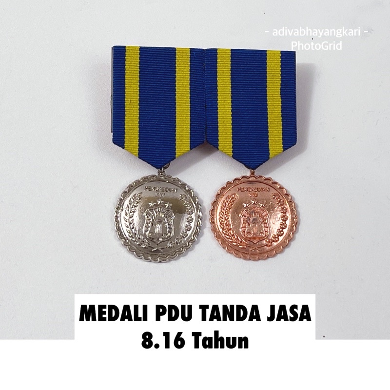 Jual TANDA JASA MEDALI PDU PENGABDIAN 8.16 TAHUN | Shopee Indonesia