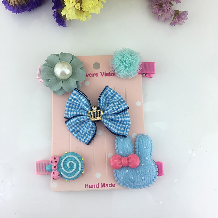 Jual NEW (1 set isi 5 pcs) / Set jepit bayi dan anak motif lucu ...