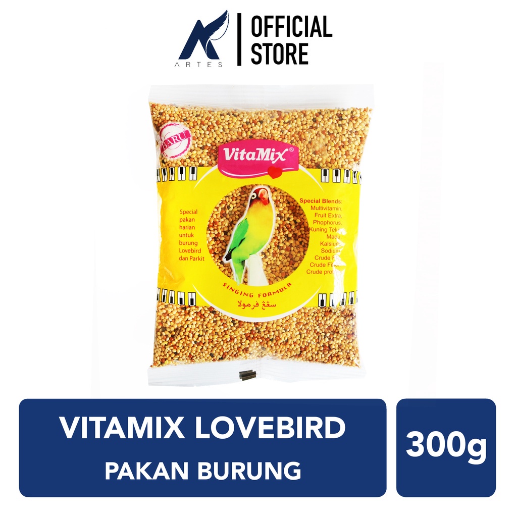 Jual VITAMIX PHOENIX LOVEBIRD Pakan-Millet-Milet-Biji-Bijian Makanan ...