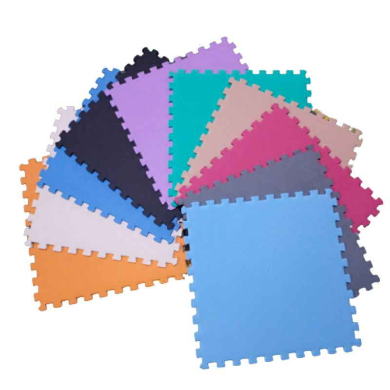 Jual Evamats Mainan Edukasi Anak Puzzle Matras Alas Lantai Warna Polos ...