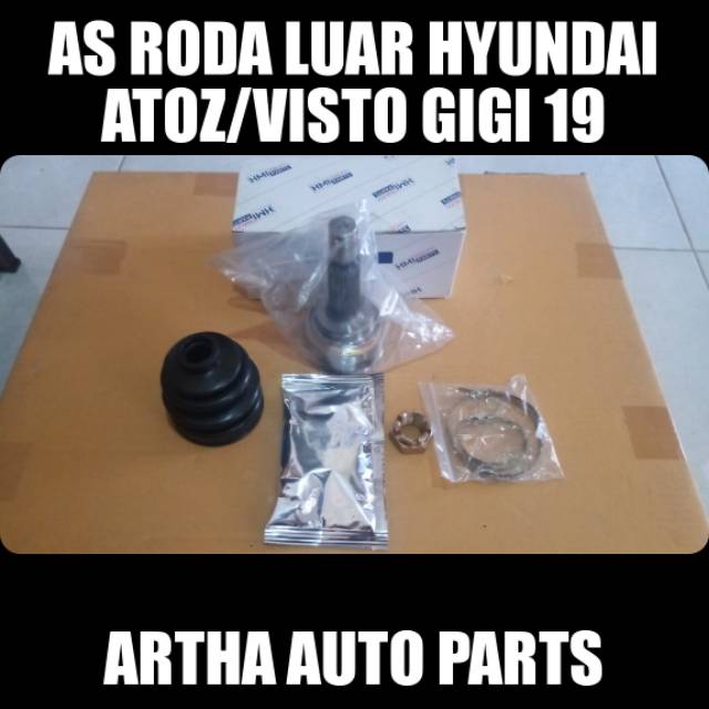 Jual As Roda Luar Hyundai Atoz dan Kia visto matic ( GIGI 19 ) | Shopee Indonesia