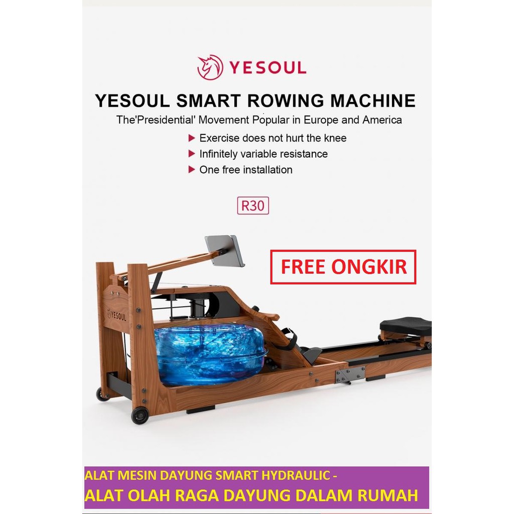 Jual Alat Olahraga Dayung Dalam Rumah / Alat Mesin Dayung Smart ...