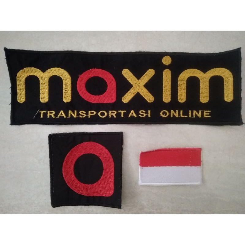 Jual EMBLEM MAXIM LOGO BORDIR | Shopee Indonesia