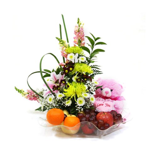 Jual Parcel Buah Bunga Parsel Buah Segar Paket Parcel Buah Keranjang ...