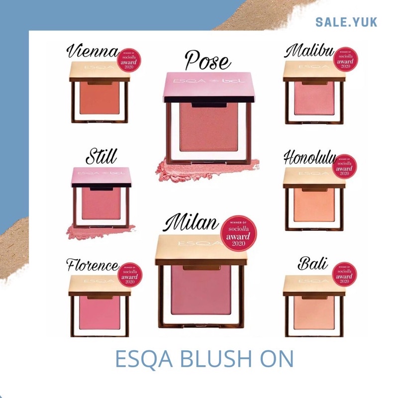 Jual ESQA Blush On Honolulu / Vienna (BPOM ) | Shopee Indonesia
