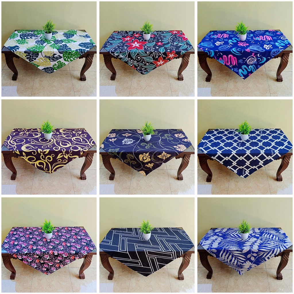 Jual [ COD] Taplak Meja Tamu Guru Sekolah Bahan Kain Katun Mewah ...