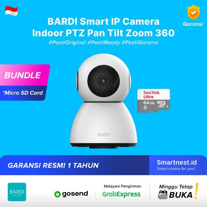 Jual BARDI SMART PTZ IP CAMERA 1080P CCTV INDOOR PAN TILT ZOOM / IP ...