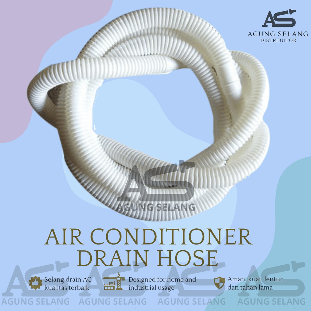 Jual Selang Pembuangan Air drain Ac outdoor 20mm Spiral Flexible 3/4 ...
