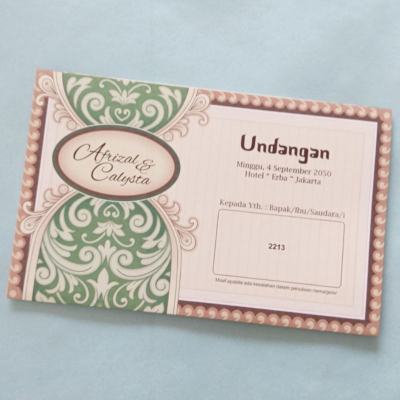 Jual Undangan Erba 2213 BACA DESKRIPSI | Shopee Indonesia