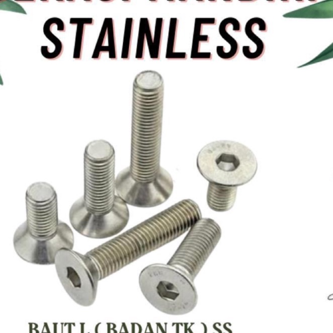 Jual Baut L M 6 X 90 MM Stainless Steel ( Badan TK ) | Shopee Indonesia