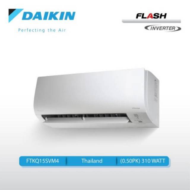 Jual AC DAIKIN FTKQ15SVM4 1/2 PK FLASH INVERTER + PASANG | Shopee Indonesia