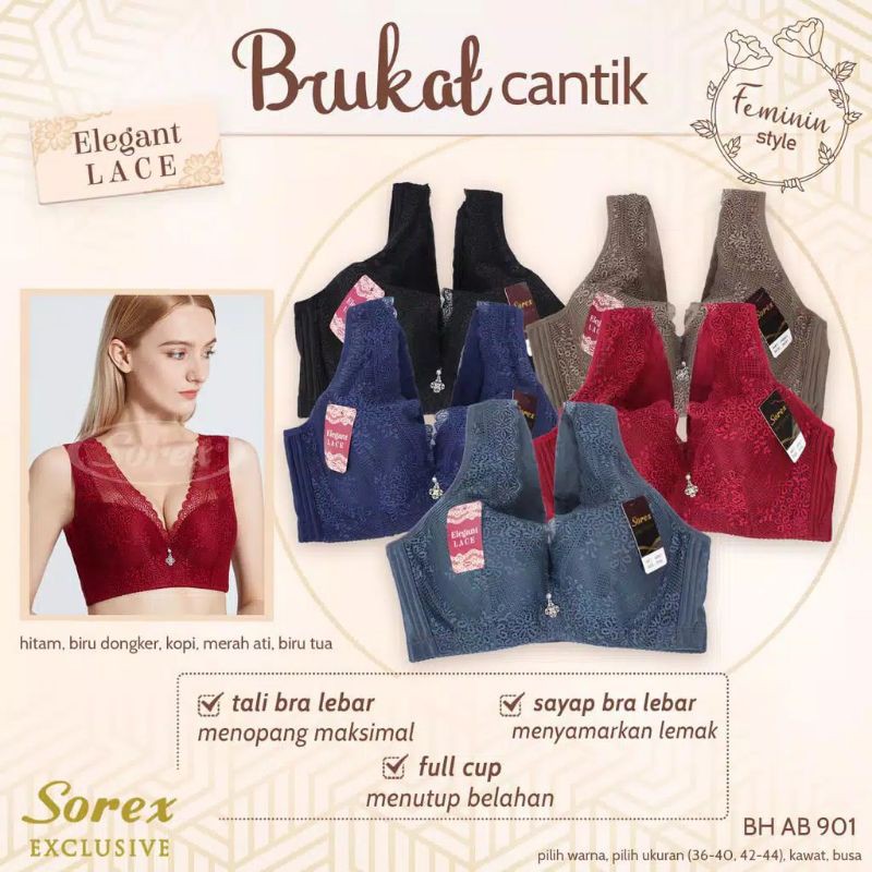 Jual Bh Sorex 901 Big Cup | Bra Sorex Sayap Lebar Pakai Kawat Busa ...