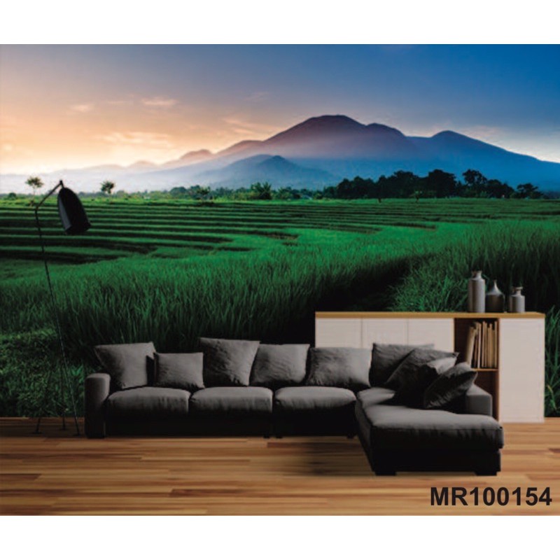 Jual MURAL PHOTOWALL 3D MOTIF BUKIT PESAWAHAN | Shopee Indonesia