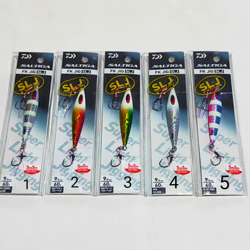 Jual Metal Jig Daiwa Slj Super light jigs 60 gr | Shopee Indonesia