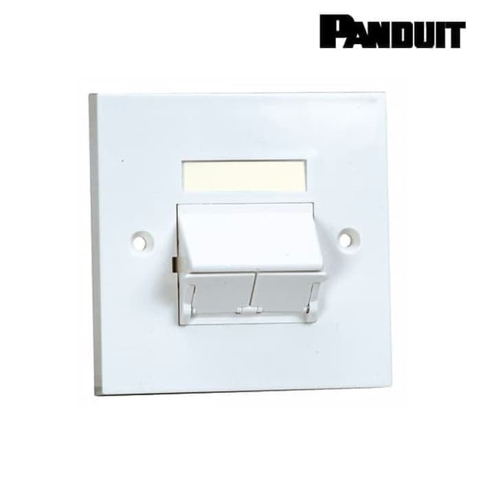 Jual Panduit Netkey Faceplate Kit 2 Port NKUKS2SAW Face Plate | Shopee ...