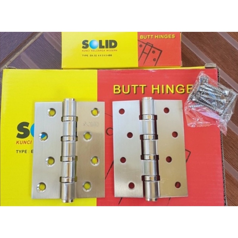 Jual Engsel Solid 4 Inch Engsel pintu solid engsel pintu Stainless ...