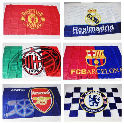 Jual BENDERA BESAR CLUB BOLA EROPA | Shopee Indonesia