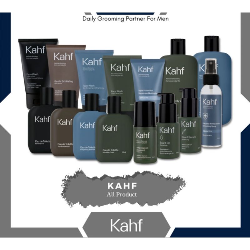 Jual KHAF facial wash 100 ml /sabun muka pria/dodoran / hair & body ...