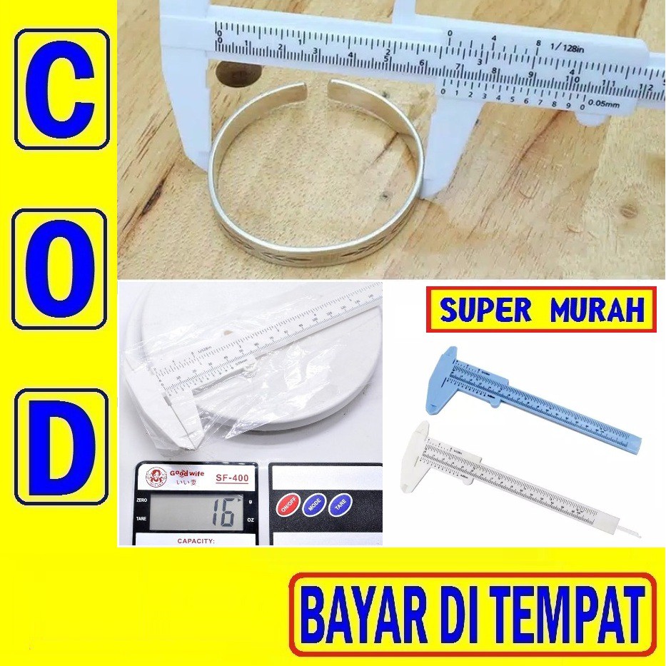 Jual PAC 25D JANGKA SORONG PLASTIK 15 Cm 15cm Alat Ukur 6 Inch Sigmat ...