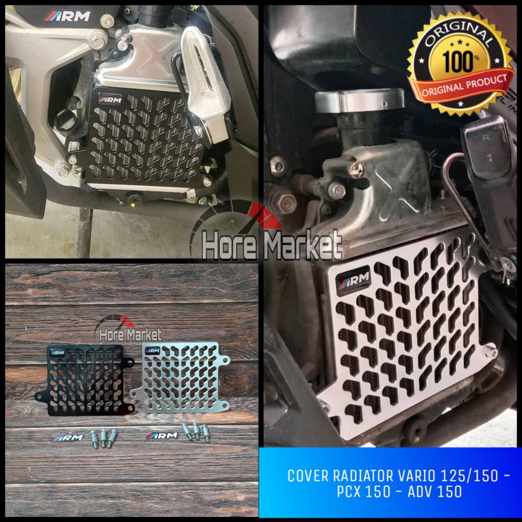 Jual TUTUP COVER RADIATOR VARIO 125 150 LED NEW PCX 150 ADV 150 ARM ...