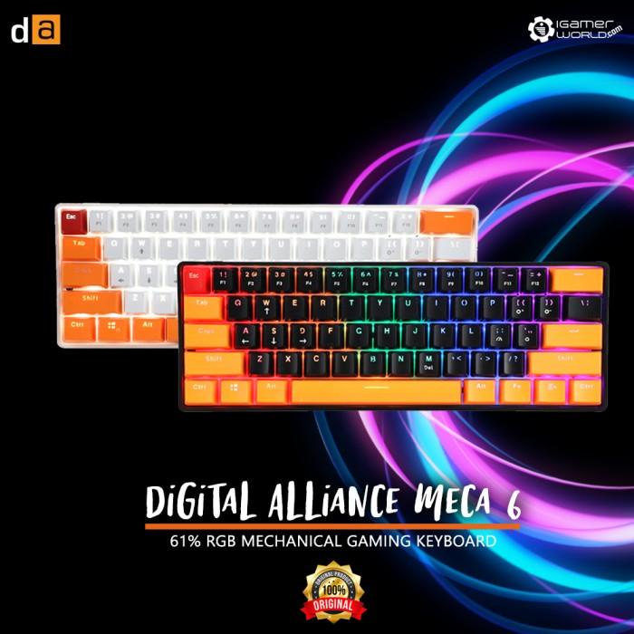 Jual Keyboard Gaming | Digital Alliance Meca 6 Rgb Mini 61% Mechanical ...