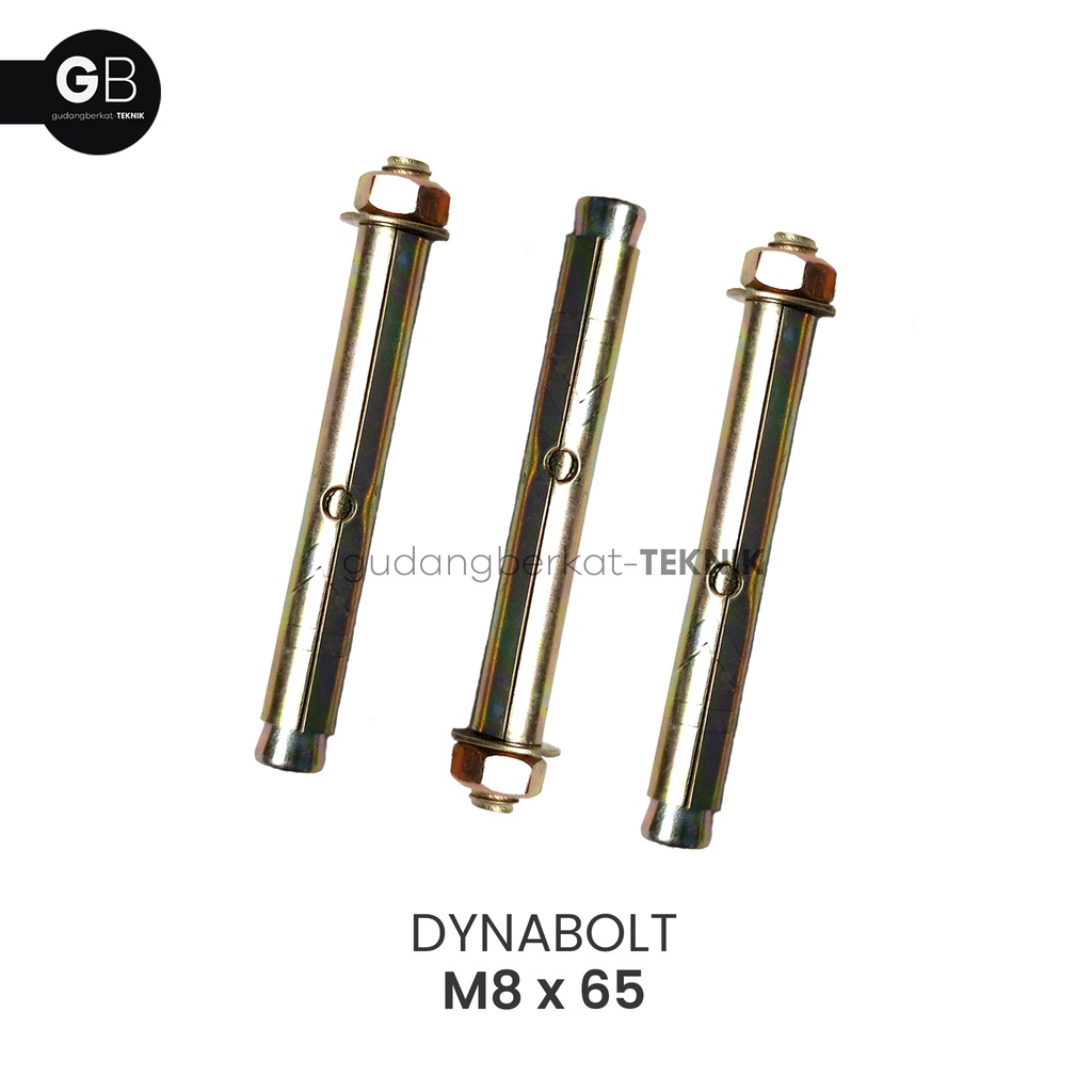 Jual Dynabolt M8 x 65 / Baut Dinabolt M8 x 65mm / Anchor Bolt M8 | Shopee Indonesia