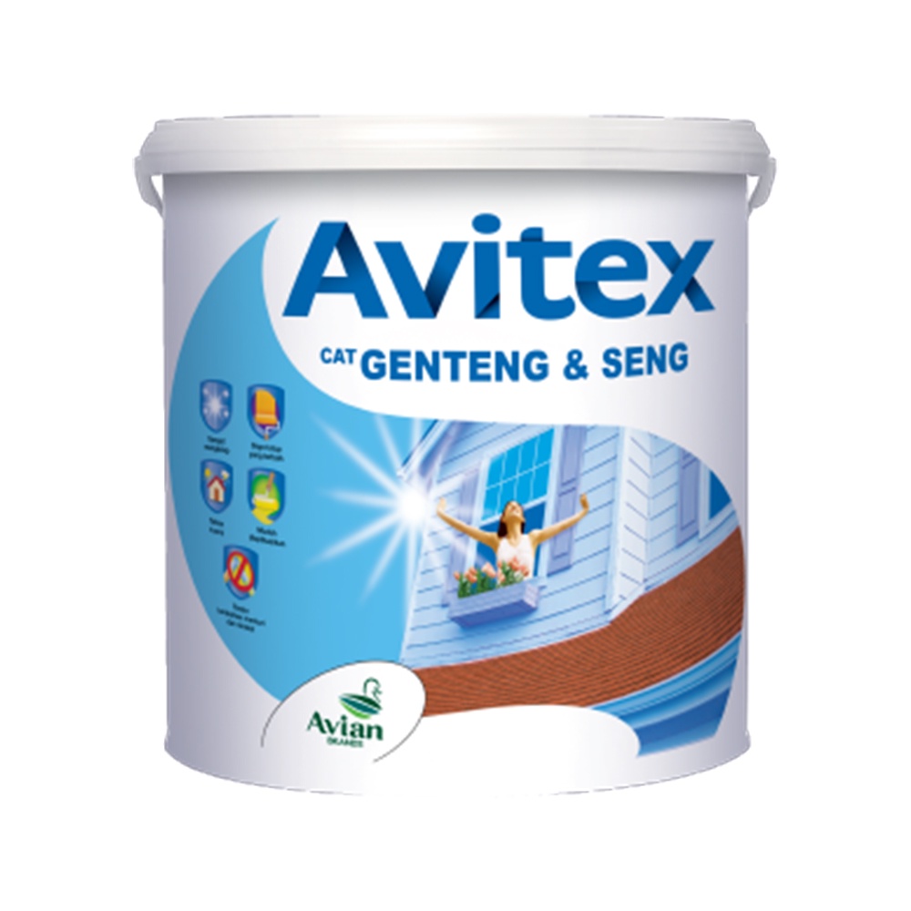Jual CAT AVIAN AVITEX ROOF| Cat Genteng dan Seng | Shopee Indonesia