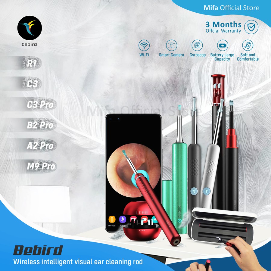 Jual Xiaomi Bebird Pembersih Telinga R1 / C3 Pro / B2 / A2 M9 Smart ...