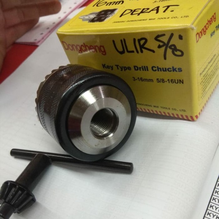 Jual KEPALA BOR 16MM DERAT 5/8" - CHUCK DRILL 16MM DERAT ULIR 5/8 ...