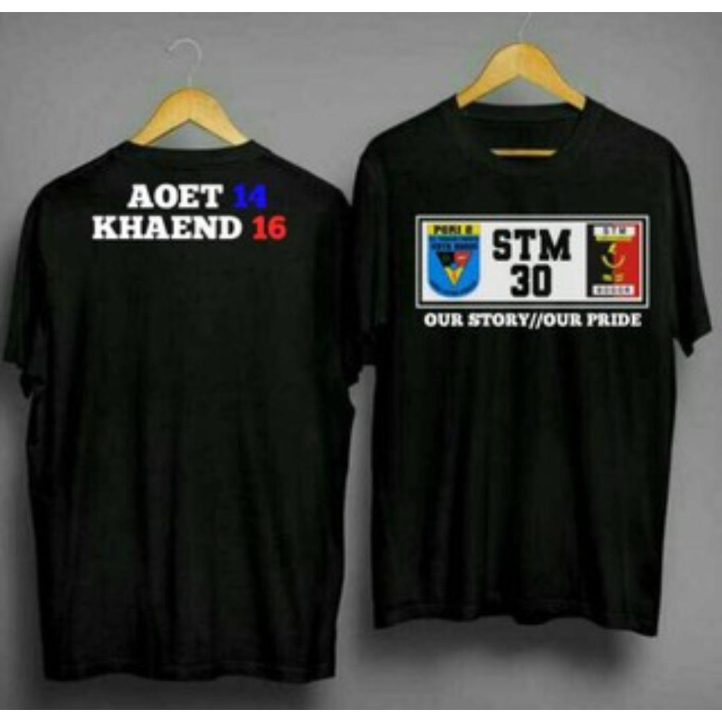 Jual kaos STM Aoet dan KN kota bogor bahan catton combed 30s terlaris ...