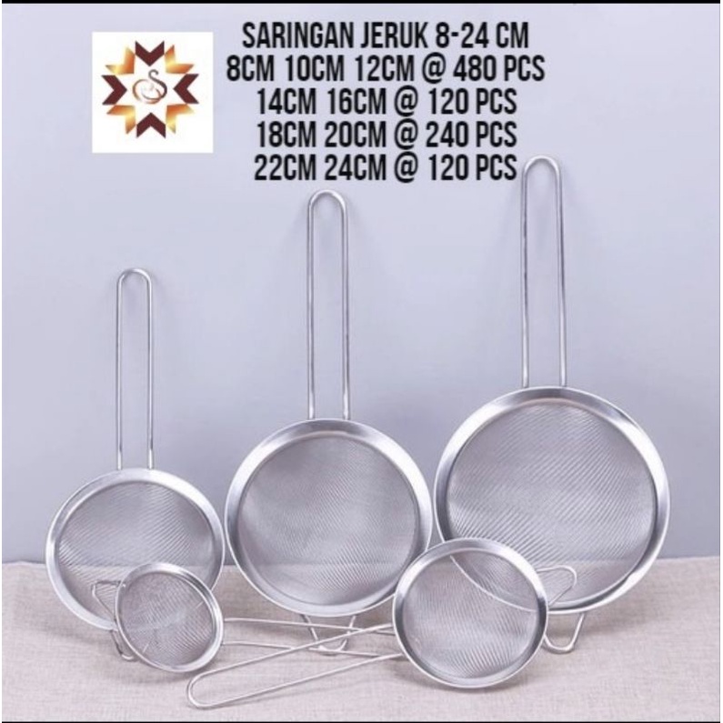 Jual Saringan CEKO Stainless Full PREMIUM Minyak/Jus/Juice/Tepung ...