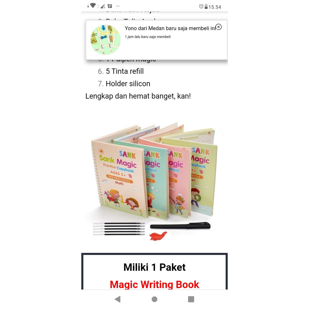Jual MAGIC WRITING BOOK PAKET PINTAR (4PAKET) | Shopee Indonesia
