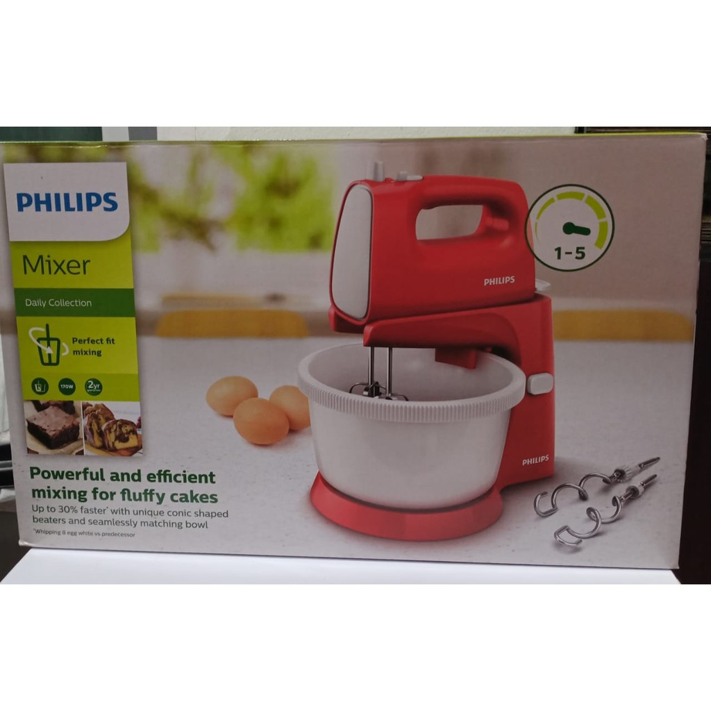 Jual Philips Stand Mixer + Bowl 1 Liter/Mesin Pengaduk Duduk HR 1559 ...
