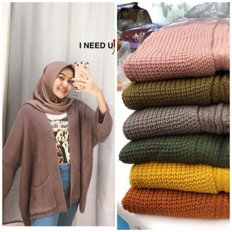 Jual Cardi Rajut Oversize-Cardigan Rajut Oversize Tebal-Cardi Oversize-Kardigan Oversize ...