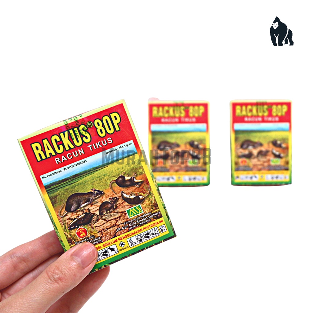 Jual Racun Tikus Rackus 80P / Pembasmi Tikus Serbuk Tabur 80 P Per Box [ISI 10 PCS] | Shopee ...