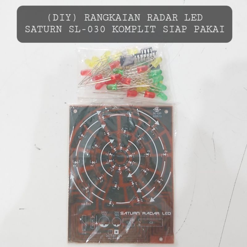 Jual (DIY) Rangkaian Radar LED Saturn SL-030 Komplit Siap Pasang | Shopee Indonesia