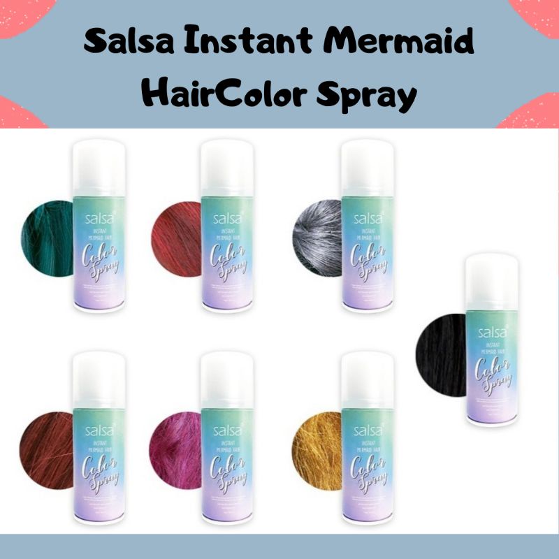 Jual SALSA INSTANT MERMAID HAIR COLOR SPRING / SEMIR RAMBUT NON ...