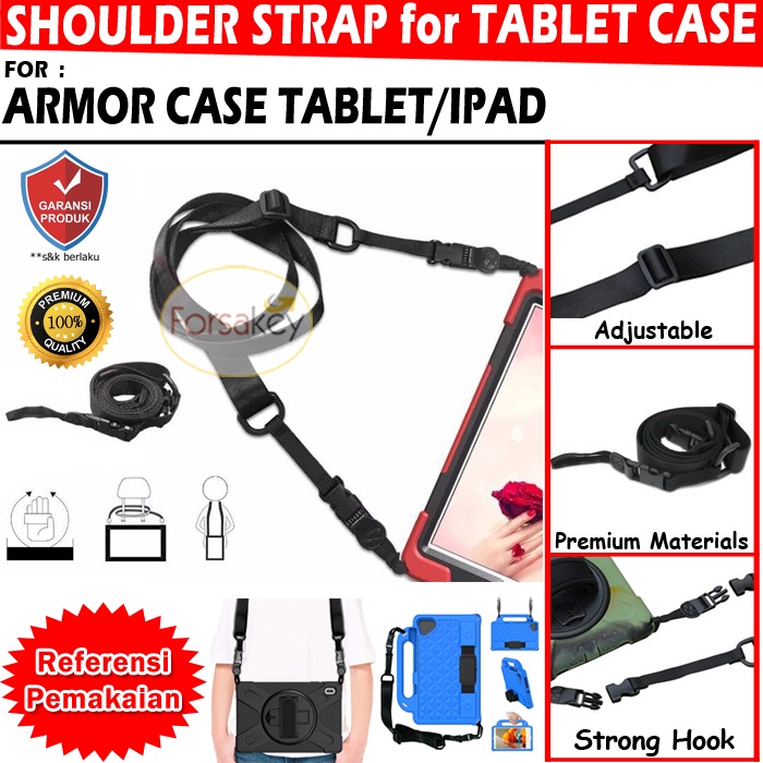 Jual Universal Sling Shoulder Strap for Untuk Tablet Tab iPad Armor ...