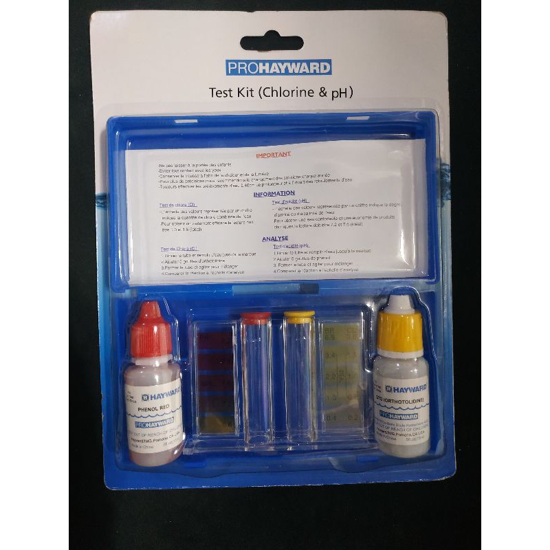 Jual Test Kit Kolam Renang Hayward 2in1 / Test Kit Hayward 2in1 ...