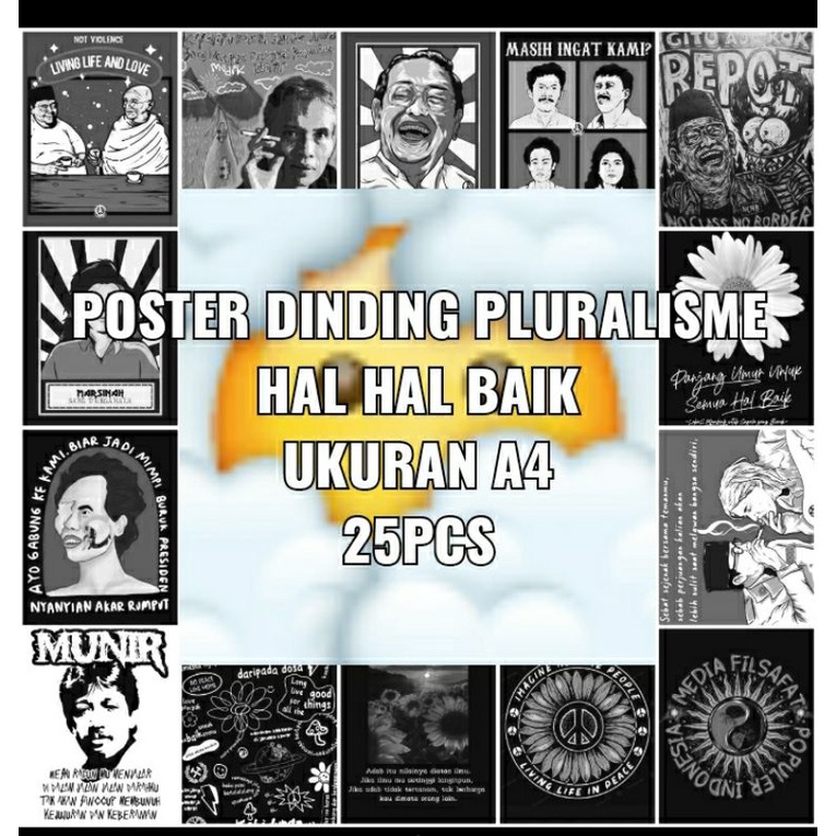 Jual Poster Dinding hal Hal baik / Poster Dinding Pluralisme / Poster ...