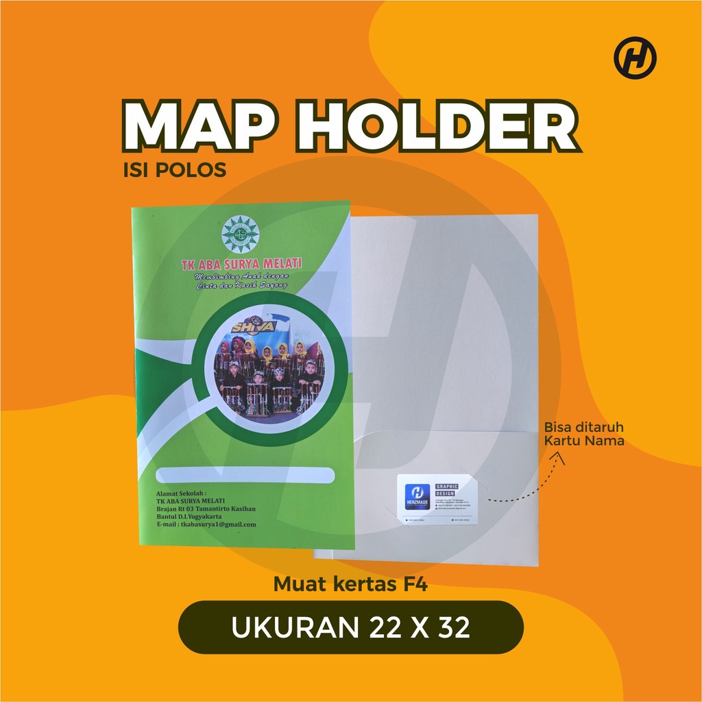 Jual CETAK MAP FOLDER/STOP MAP F4/A4 Map Sekolah / Kantor Custom | Shopee Indonesia