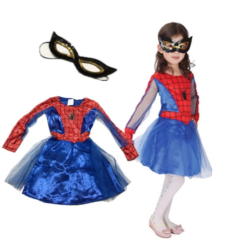 Jual dress spiderman tutu kostum hallowen halloween anak import ...