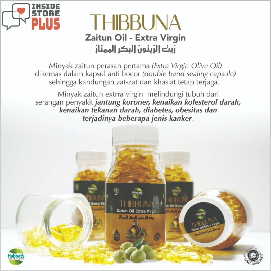 Jual Thibbuna Zaitun Oil ISI 200 Kapsul | Shopee Indonesia