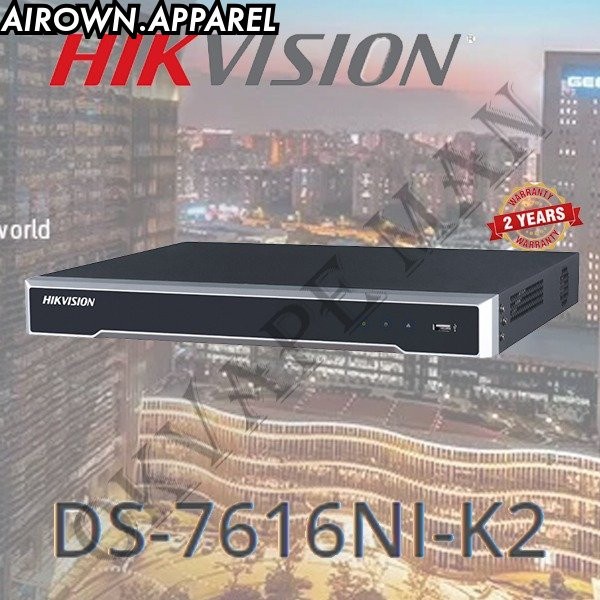 Jual HIKVISION NVR 16CH 16 Channel DS-7616NI-K2 HD CCTV Kamera 4K NVR ...