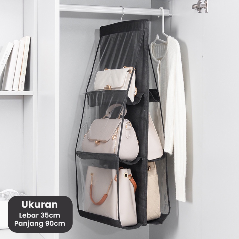Jual Halu Rak Tas Gantung Bag Organizer Rak Bag Kotak Tempat ...