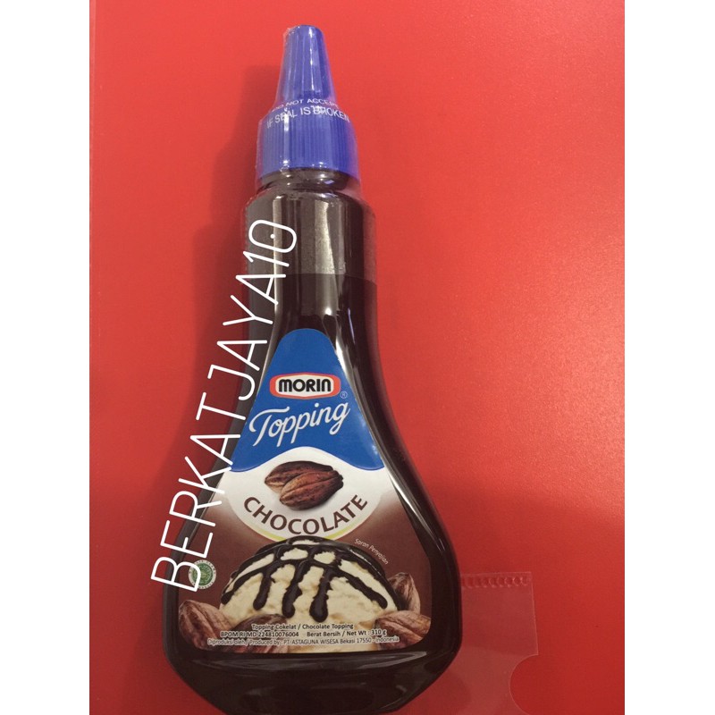 Jual Morin Topping Chocolate Selai coklat kemasan botol 300 gr | Shopee ...