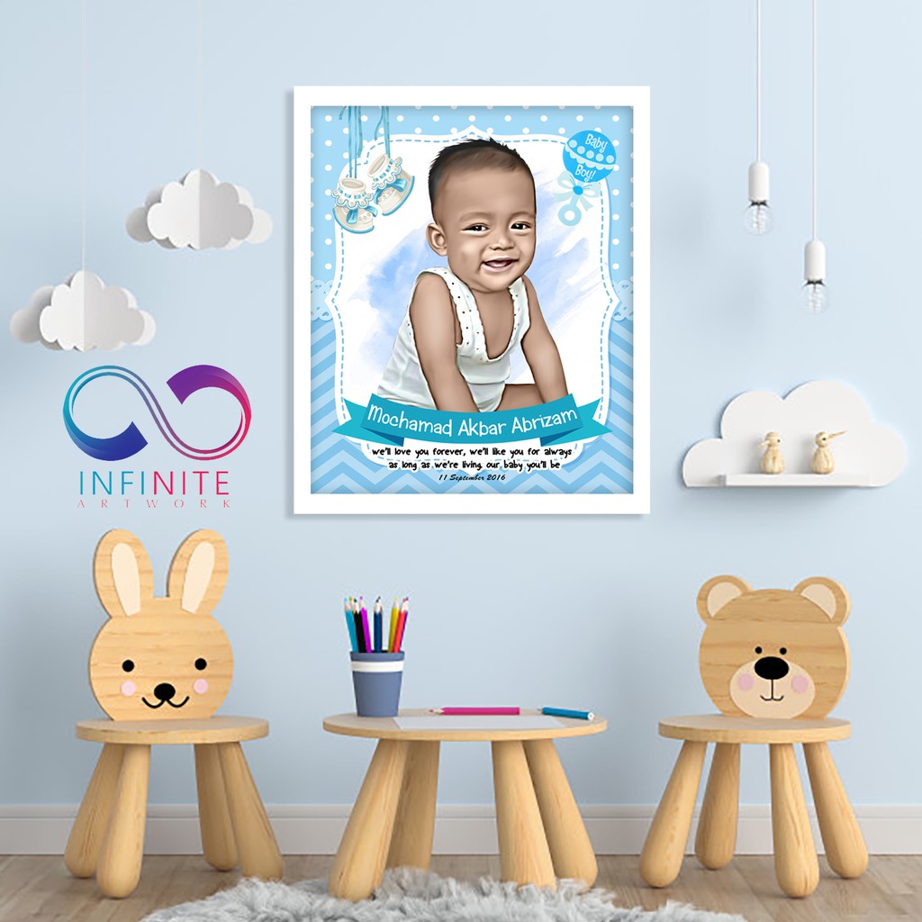 Jual kado unik lukisan, cetak foto wisuda / ulang tahun / pernikahan ...