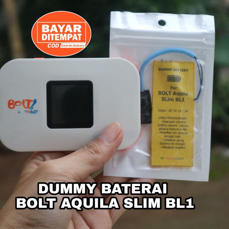Jual Dummy Baterai Bolt Aquila SLIM BL1. fake baterai modem | Shopee Indonesia