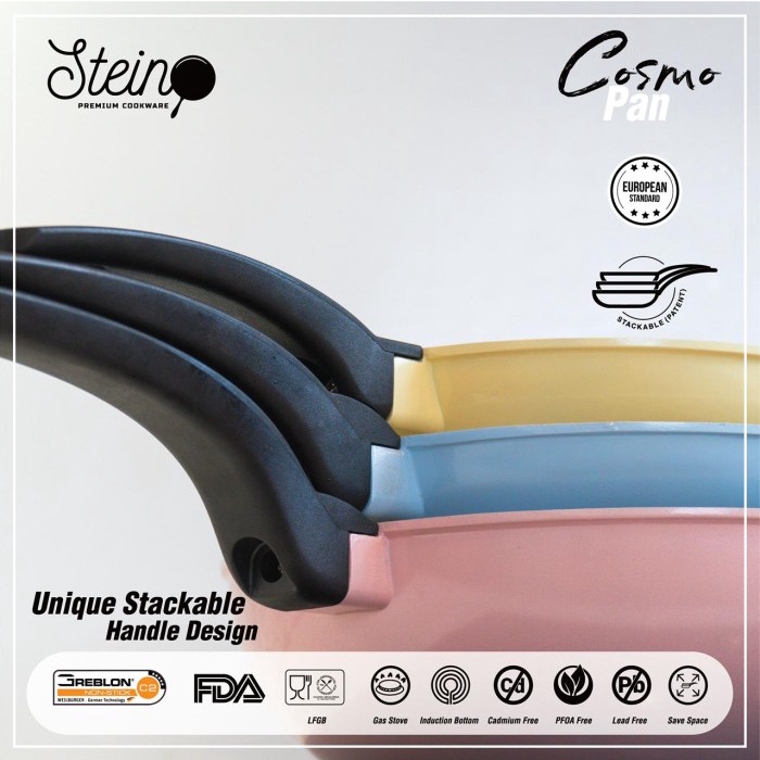 Jual Cosmo Pan “Stackable/Floating Pan” Stein Cookware _Art | Shopee ...