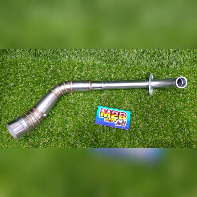Jual Header leher knalpot racing Stanlist inlet 51mm R15 GSX Satria Fu ...